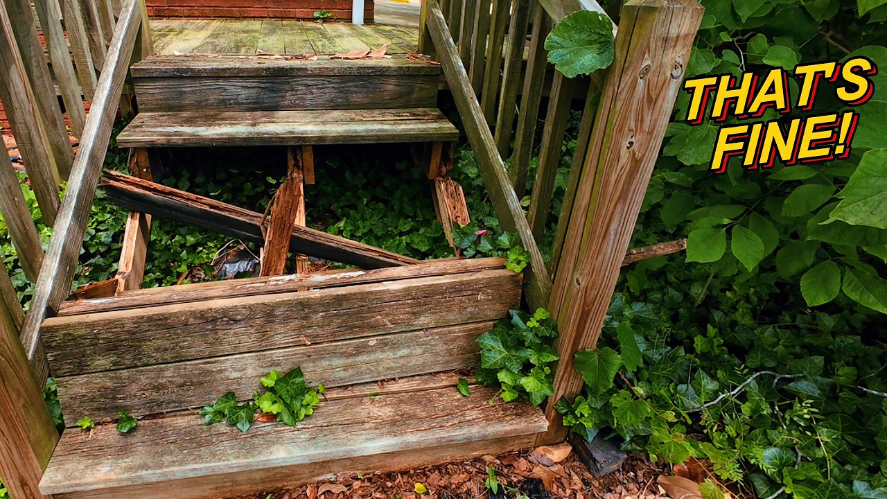 Watch Me Fix This Rotten Porch. Step By Step. - YouTube
