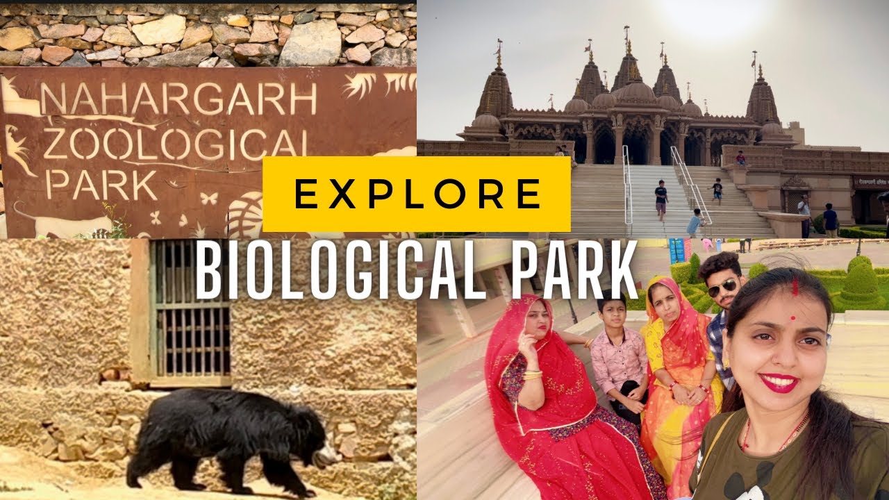 Explore biological park😍💕|| akshardham temple🙏🏻|| NahargarhJaipur😍 ...