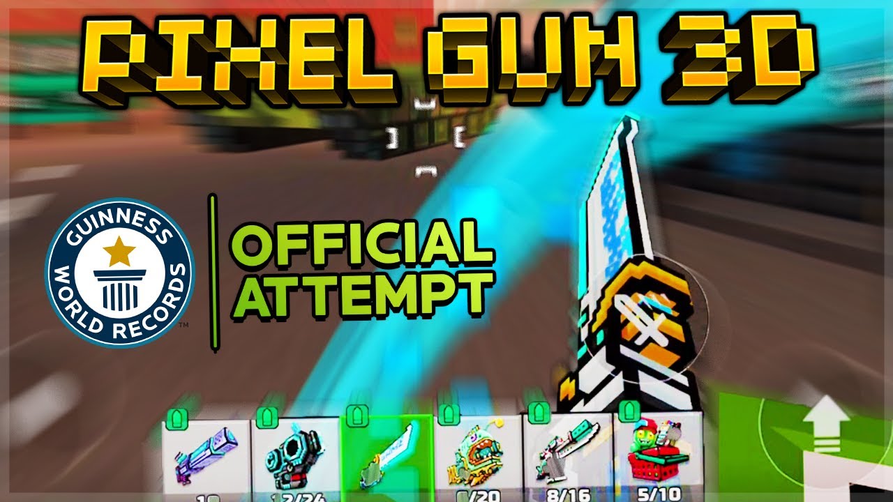 World Record Dead City Speed Run Attempt Pixel Gun 3D (First Try) - YouTube
