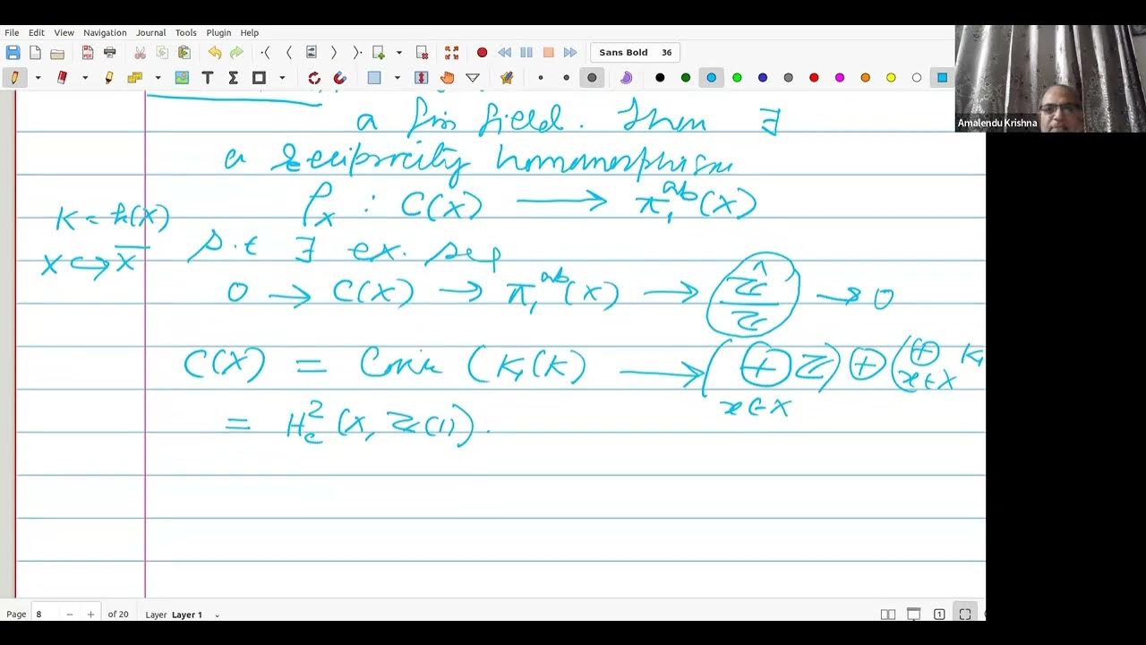 Ramified class field theory of curves over local fields - Amalendu Krishna (IISc Bangalore ...