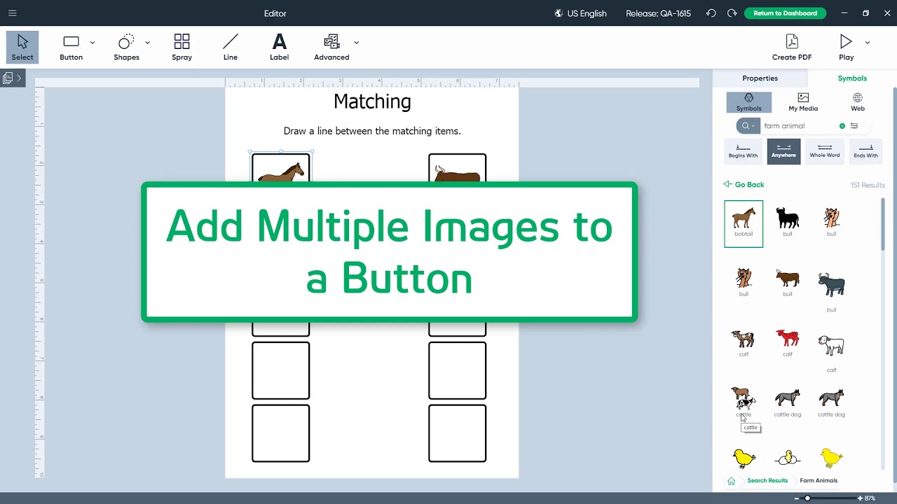 Add Content to Buttons in Boardmaker - YouTube