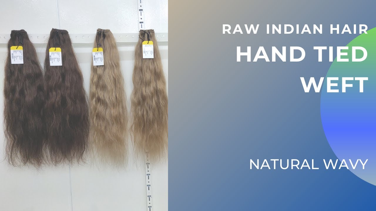 Hand Made Wefts | Hand Tied Wefts | Hand Weaves - YouTube