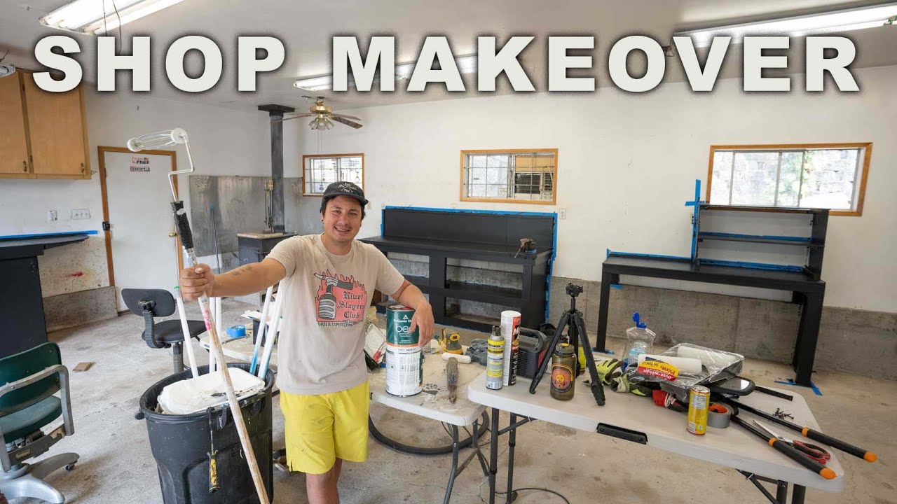 DIY Garage Shop Makeover and Organization // Shop Project - YouTube