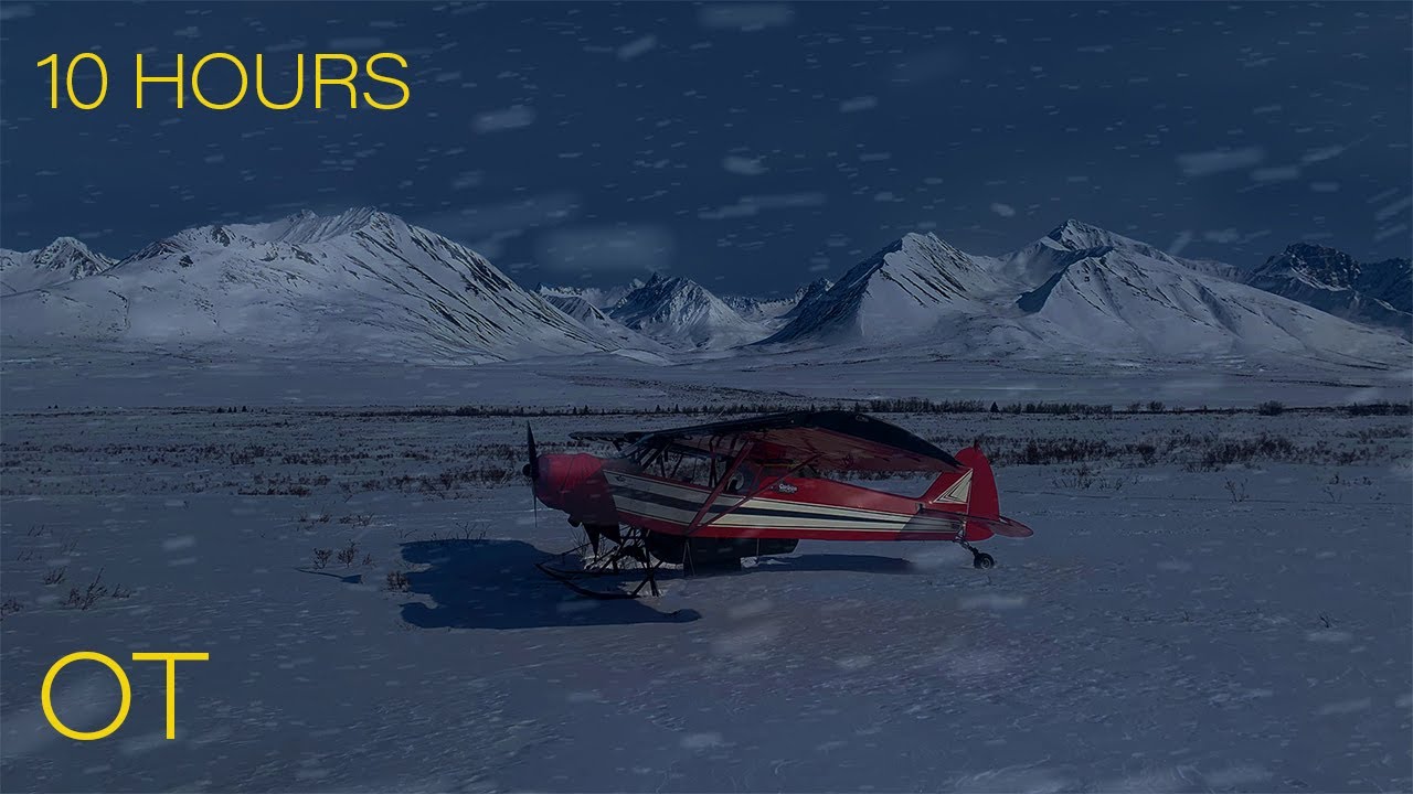 BLIZZARD IN ALASKA | Howling wind and blowing snow for Relaxing | Study ...