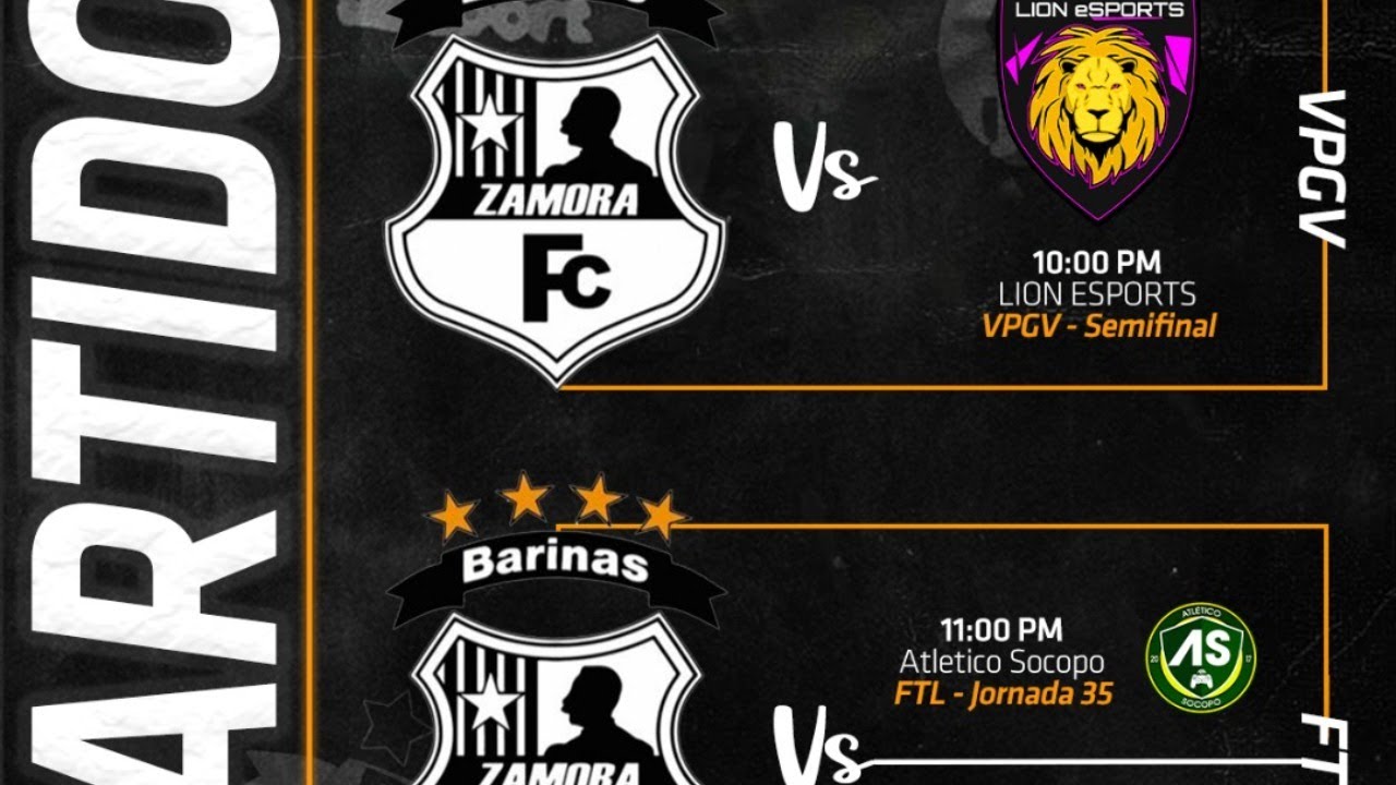 ZAMORA FC vs ATLÉTICO SOCOPÓ y RENEGADES FC - FECHA 35 y 36 - FTL ...