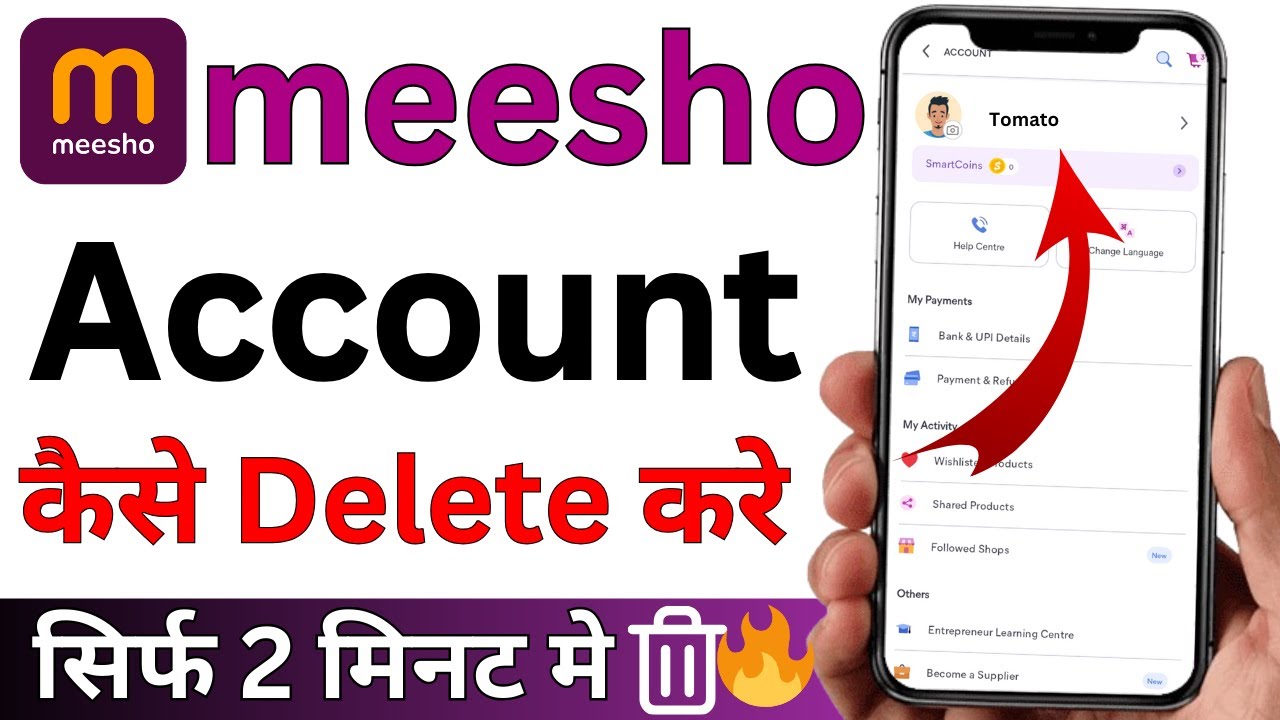 Meesho account delete kaise kare | How to delete meesho account ...