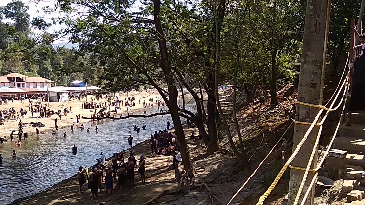 Sabarimala pamba river view - YouTube