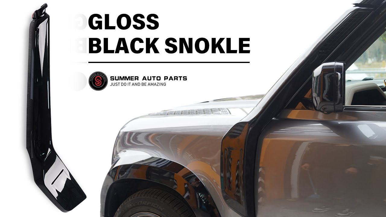 2021 Land Rover Defender 90/110 Snorkel GLOSS BLACK Instruction fitting ...