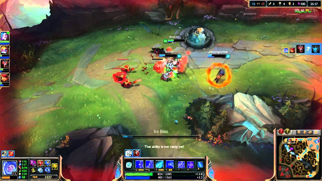 League Of Legends #2 NUNU OP vs Daruis - YouTube