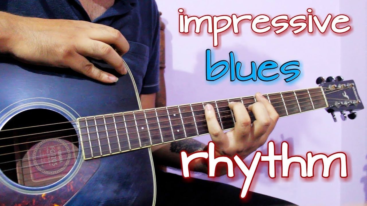 Impressive Blues Guitar Rhythm - Anyone can play Easily - YouTube