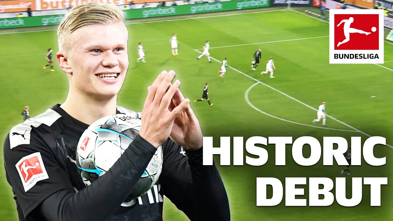 A Hat-trick off the Bench - Erling Haaland‘s Dream Debut - YouTube