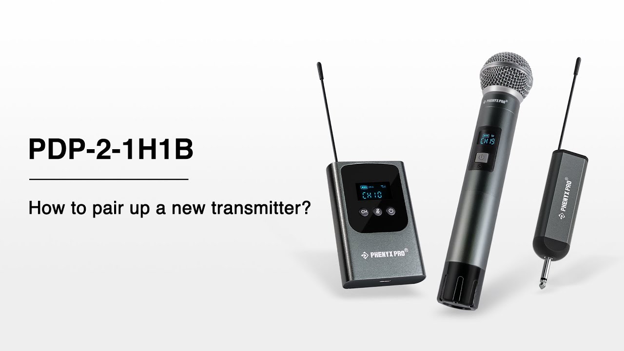 Tutorial - How to pair up a new transmitter of PDP-2-1H1B? - YouTube