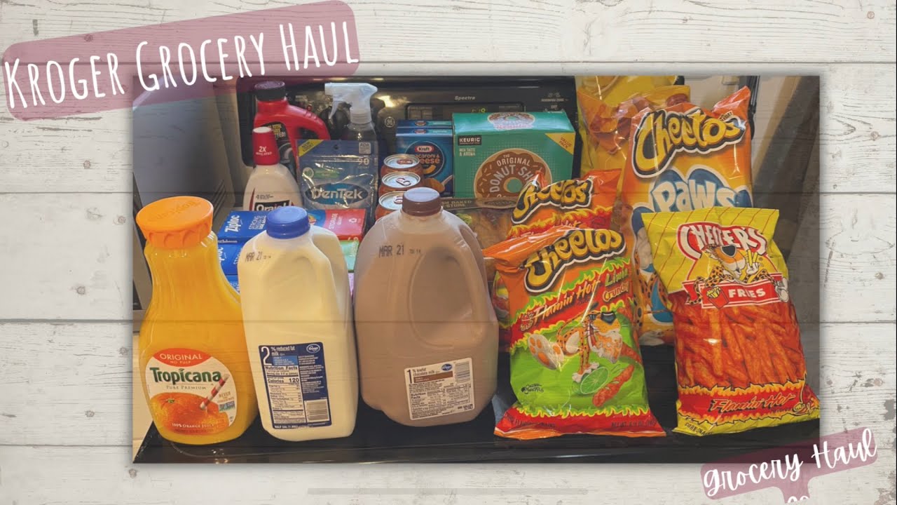 Grocery Haul 28 | Kroger Haul for Family of 2 | $115 - YouTube