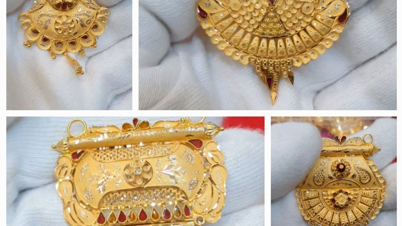 #locket #gold #jewellery #pendant #goldpendantset #goldlocket #viral # ...