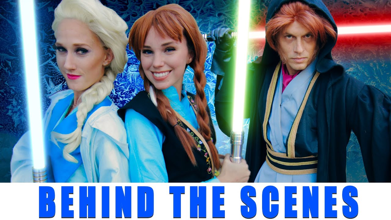 Jedi Princesses - FROZEN STAR WARS (BTS) - YouTube
