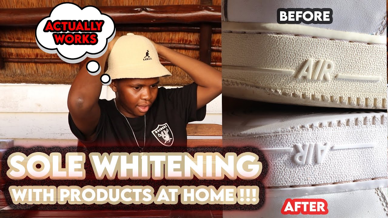 Remove Yellowing on Sneaker MidSole (The Best || South Africa) - YouTube