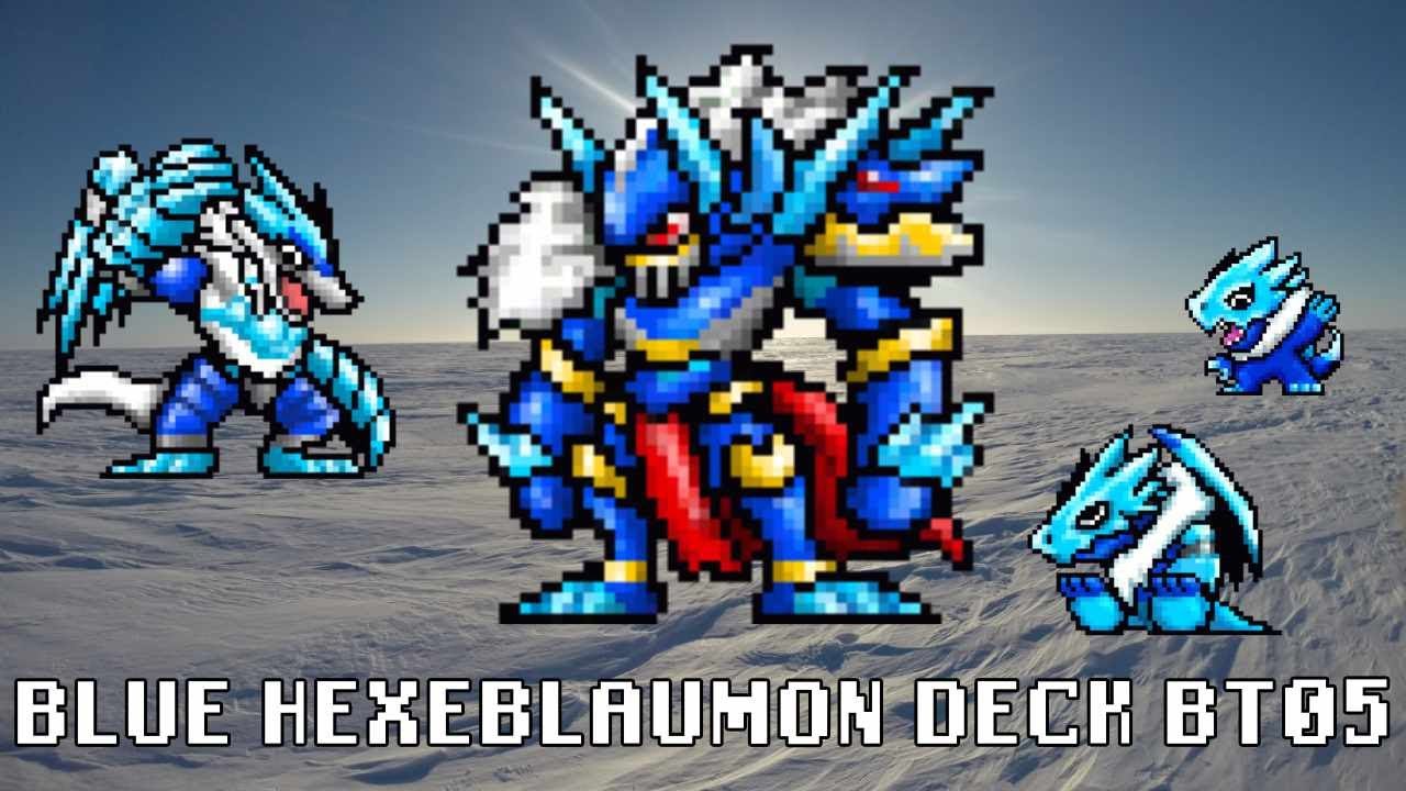 Digimon Deck Profile: Blue Hexeblaumon (BT-05) - YouTube