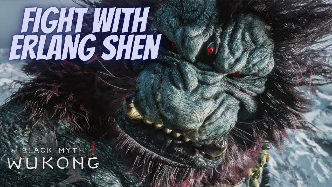 Fight with Erlang Shen 🔥 #wukong #gameplay #blackmythwukonggameplay ...