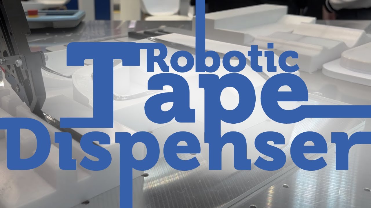 Automated Industrial Tape Dispensing System - YouTube