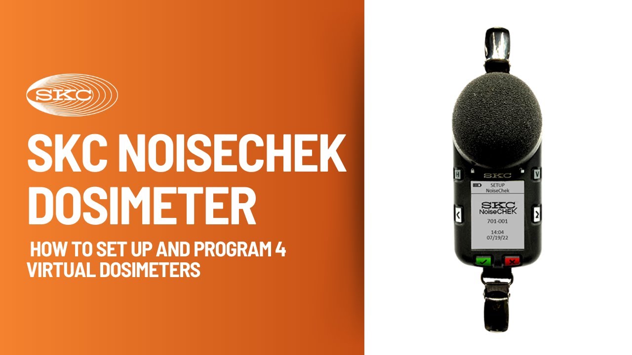 NoiseCHEK Dosimeter: How to Set Up and Program 4 Virtual Dosimeters ...