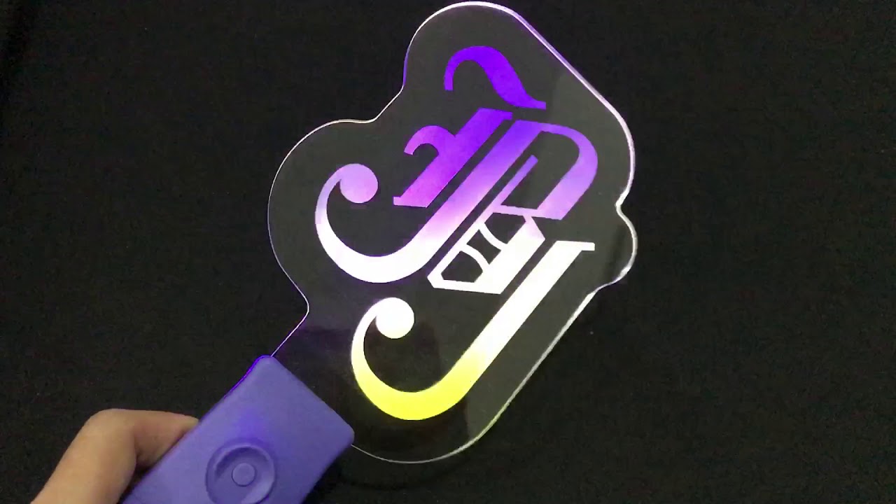 Acrylic light stick - YouTube