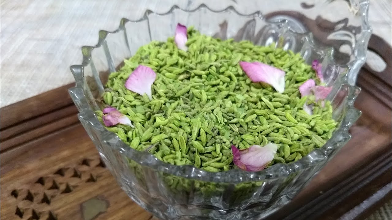 How to make Meethi Saunf / मीठी सौंफ घर पर कैसे बनाएं !! - YouTube