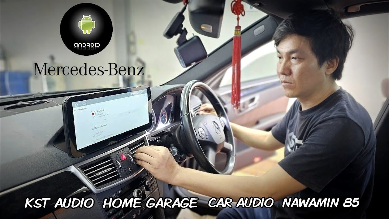 จอ Android E-Class W212 Mercedes Benz W212 ติดตั้งกล้องถอย และ จอ ...