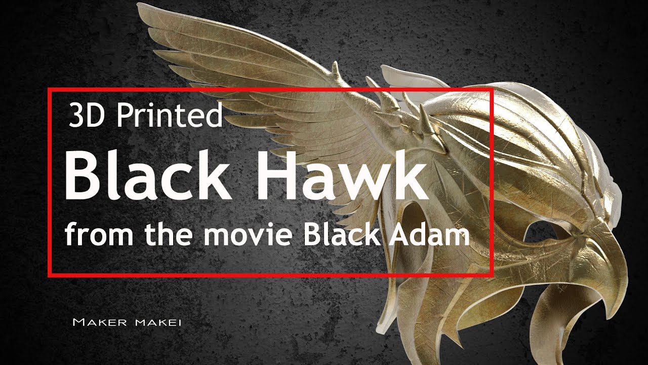 Black Adam Movie Black Hawk Helmet - YouTube