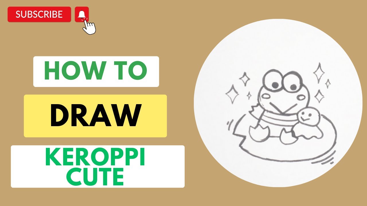 HOW TO DRAW KEROPPI CUTE - CHIBI KEROPPI DRAWING TUTORIAL - YouTube