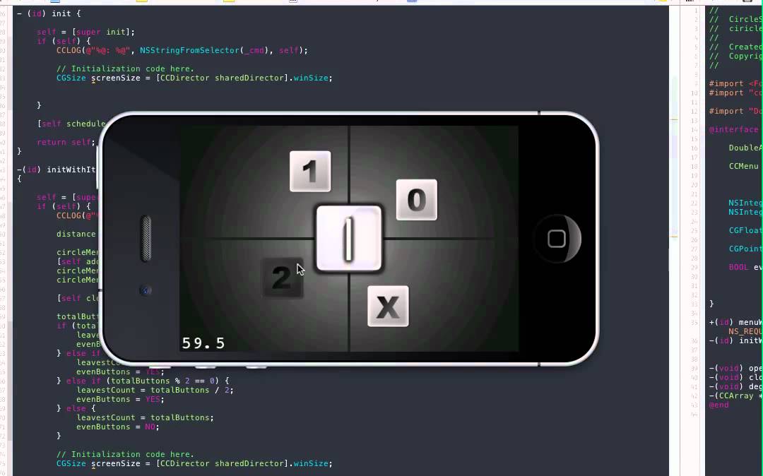 Cocos2D Circle Slider Button - YouTube