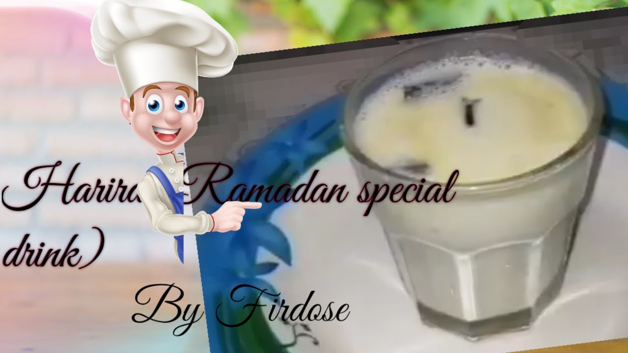 Harira recipe || *Iftar special energy drink* || (Ramadan special drink ...