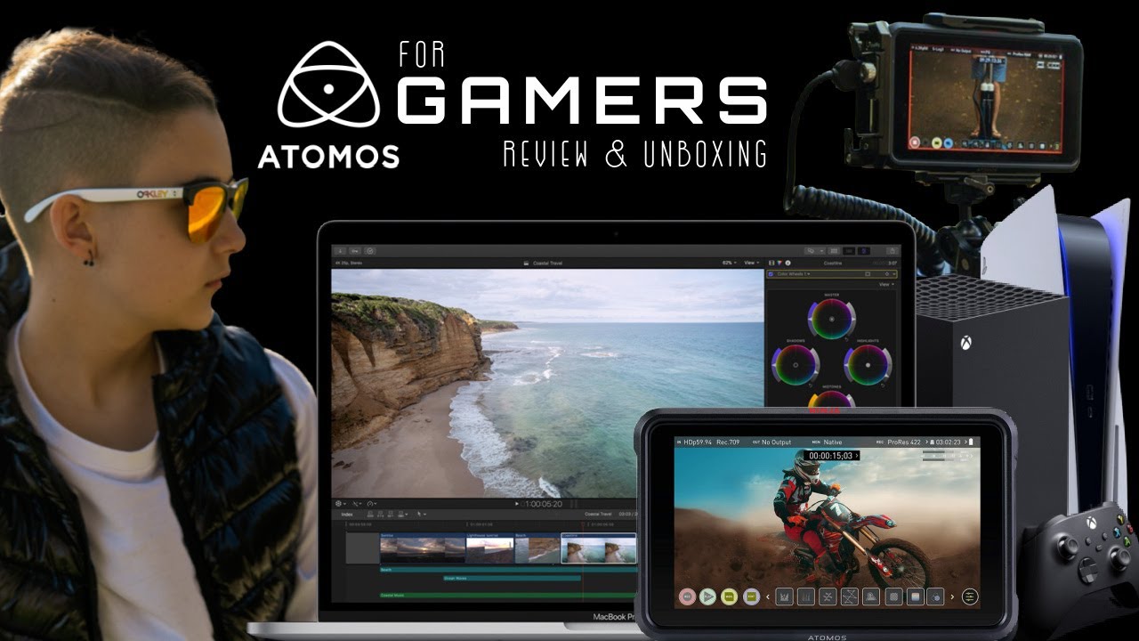 ATOMOS NINJA V External Recorder for GAMERS Review and Unboxing # ...