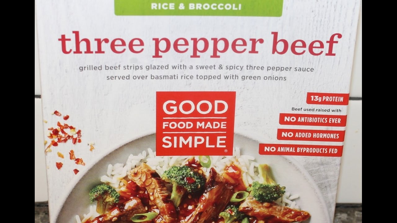 Good Food Made Simple: Three Pepper Beef Review - YouTube