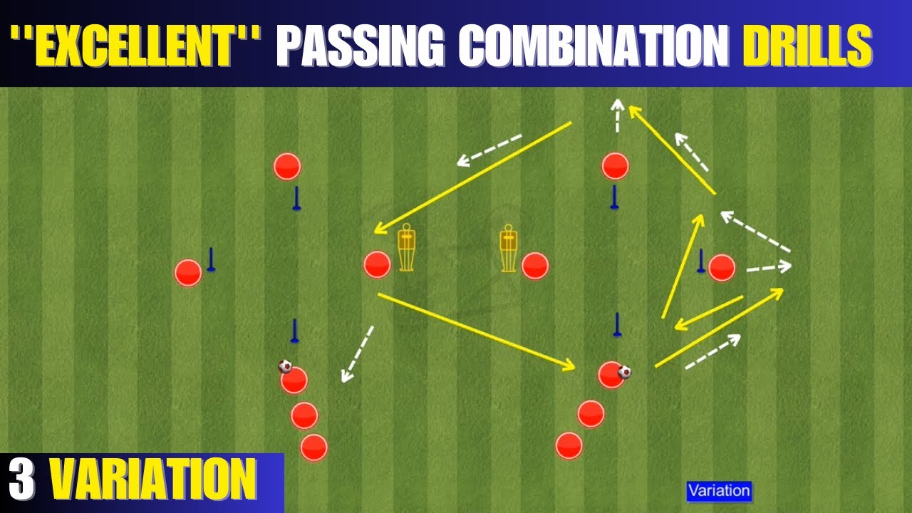 ''Excellent'' Passing Combination Drills / 3 Variation - YouTube