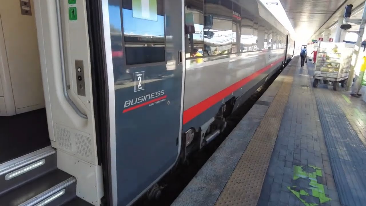 Business class in Italy's second fastest train. Frecciargento review ...