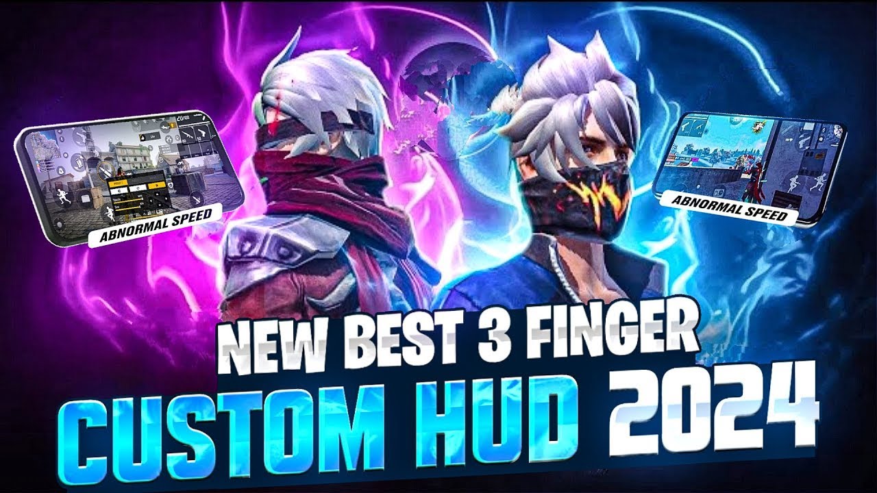 Top 7 Best 3 Finger Custom Hud Settings Free Fire 🤯FREE FIRE's BEST 3 ...