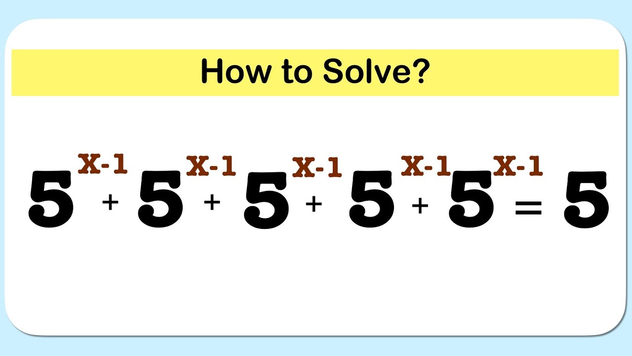 Nice Exponent Simplification |Exponent Problem |Math Exponent Problem |Simplification|Math ...