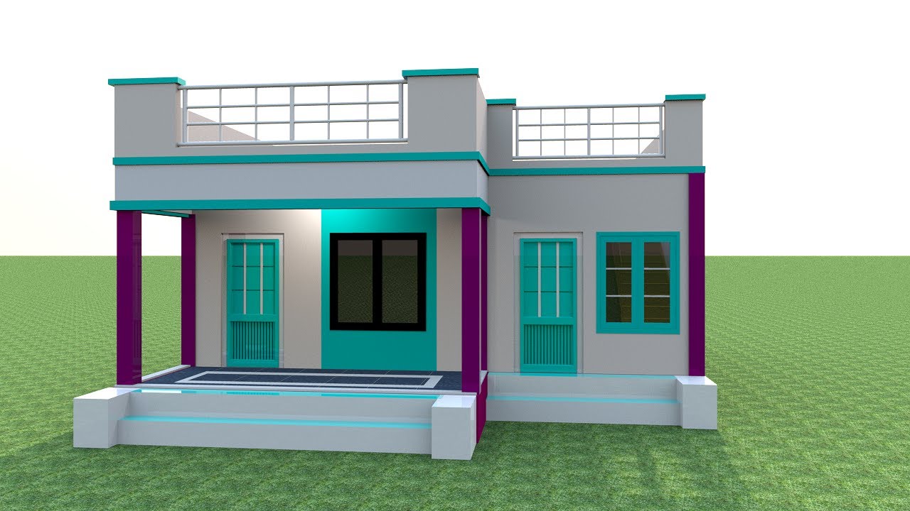 Low House Plan for village , sabse saste ghar ke nakshe - YouTube