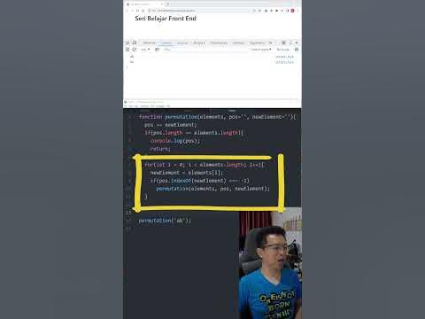 Solusi Permutasi Menggunakan Backtracking #skysen #coding #programming #javascript #02 - YouTube