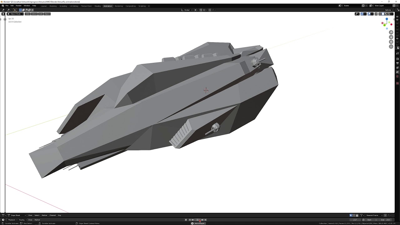 Amun Ra Class Model - YouTube