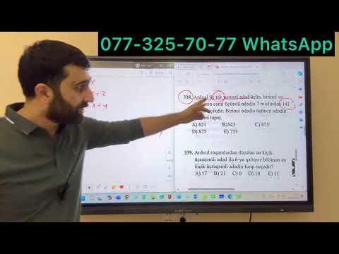 Ardıcıl ədədlər məsələsi / Rasim Aliyev