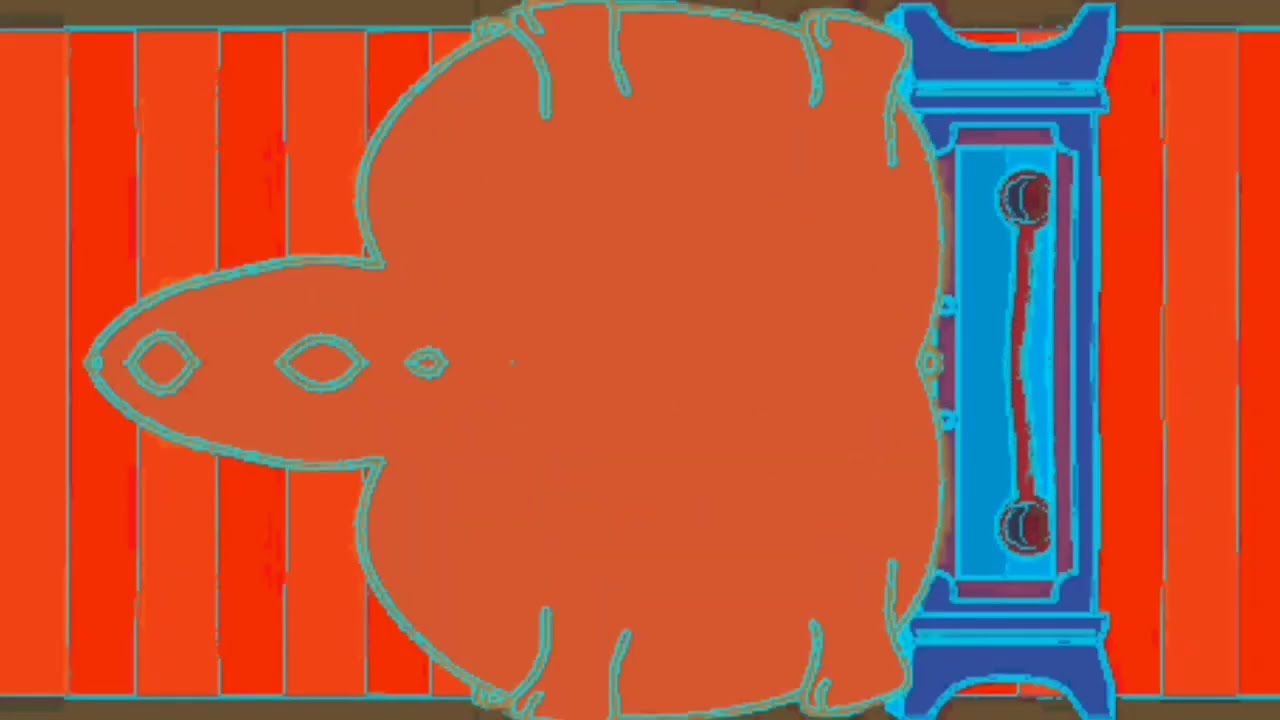 HICKORYDICKORYDOCK- Hippo 🦛 on the clock neon outline - YouTube