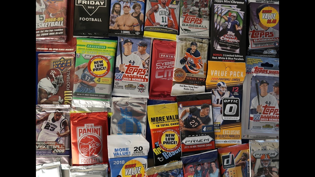 Feburary 2019 / 53 Random Trading Card Break Football Baseball ...