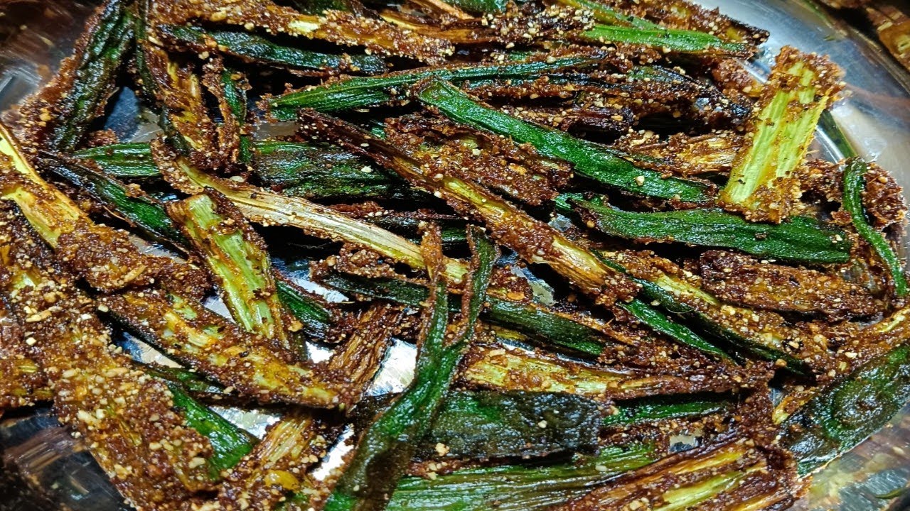 Crispy Bhindi fry recipe | Lady finger fry | HOW TO MAKE KURKURE BHINDI ...