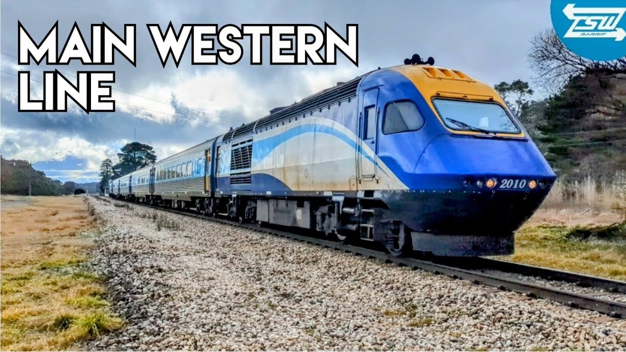 Main Western Line NSW - Rydal Station Train Spotting - XPT, Freight ...