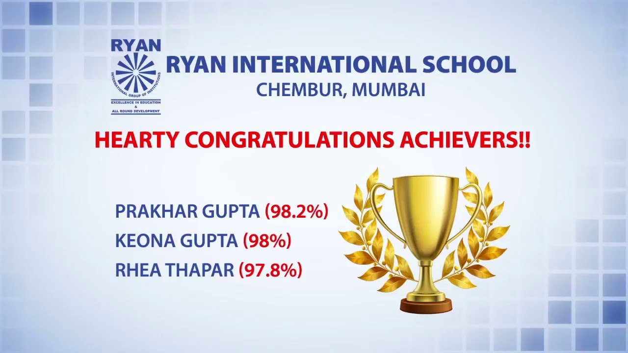 Interaction with Achievers from Ryan International School (ICSE ...