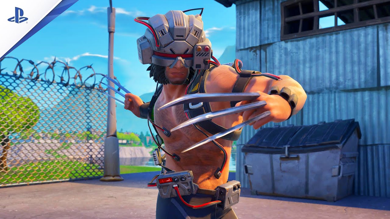 Fortnite Weapon X Wolverine Skin Gameplay - YouTube