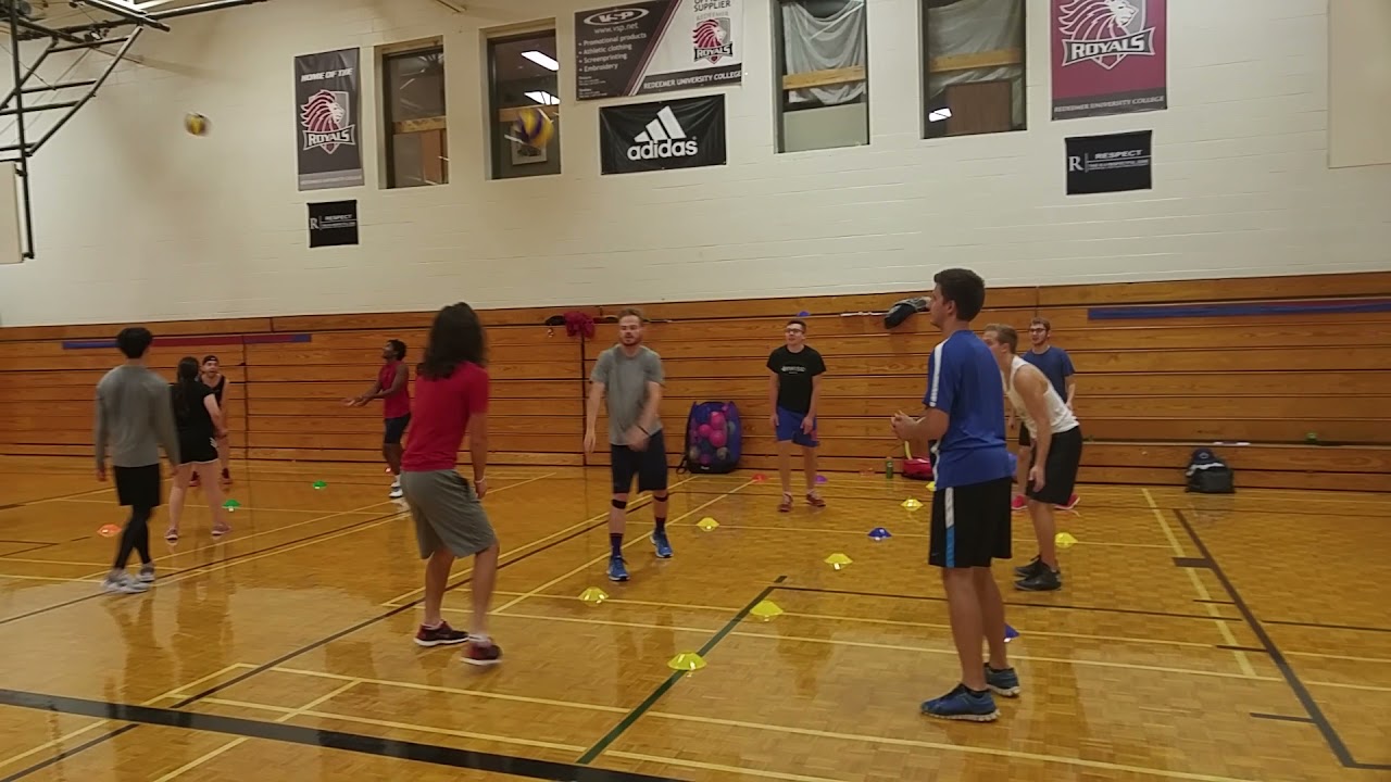 Six Square Bump: Volleyball setting and forearm passing - YouTube