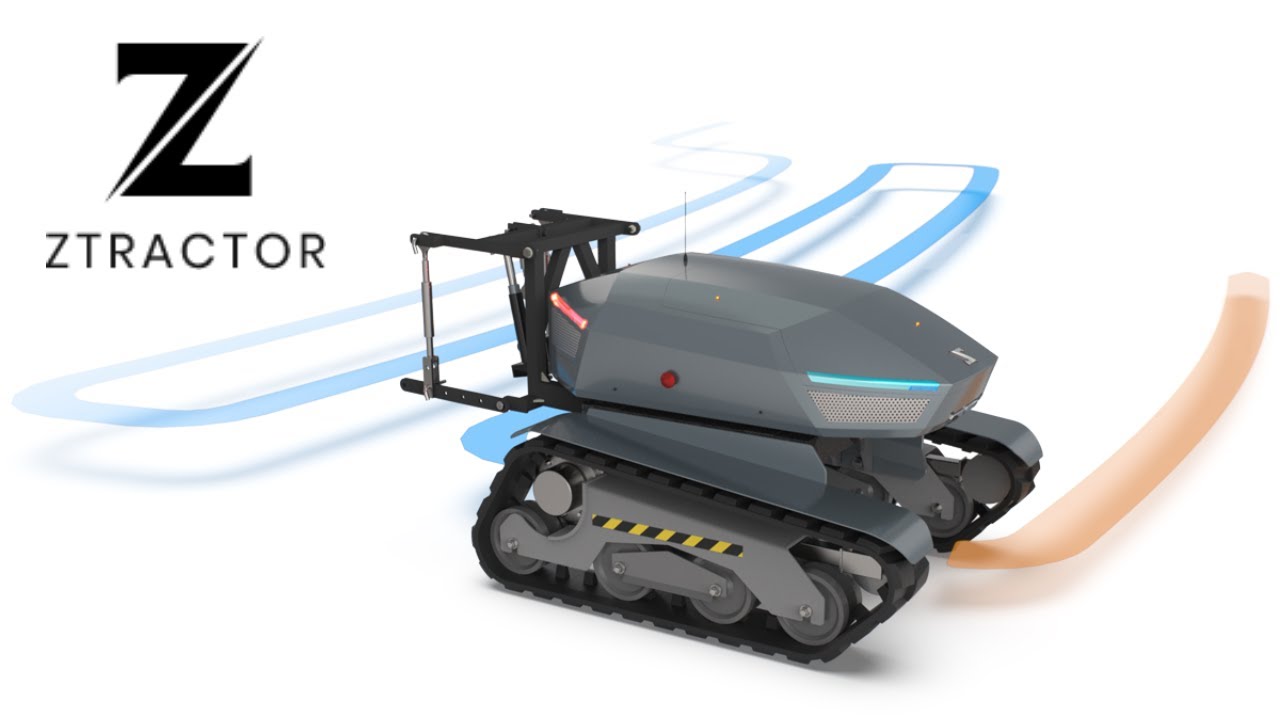 New Autonomous Electric Tractors by Ztractor - YouTube
