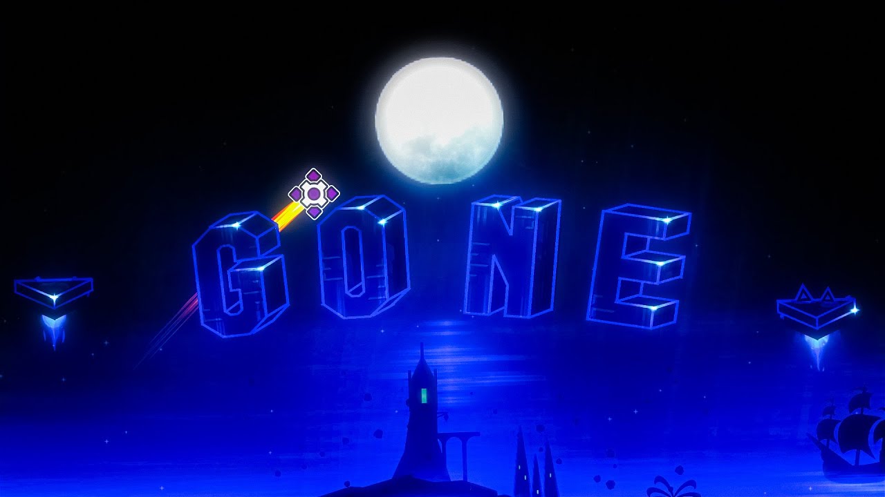 "G O N E" by Twandash [w/Coin] | Geometry Dash Daily #1316 - YouTube